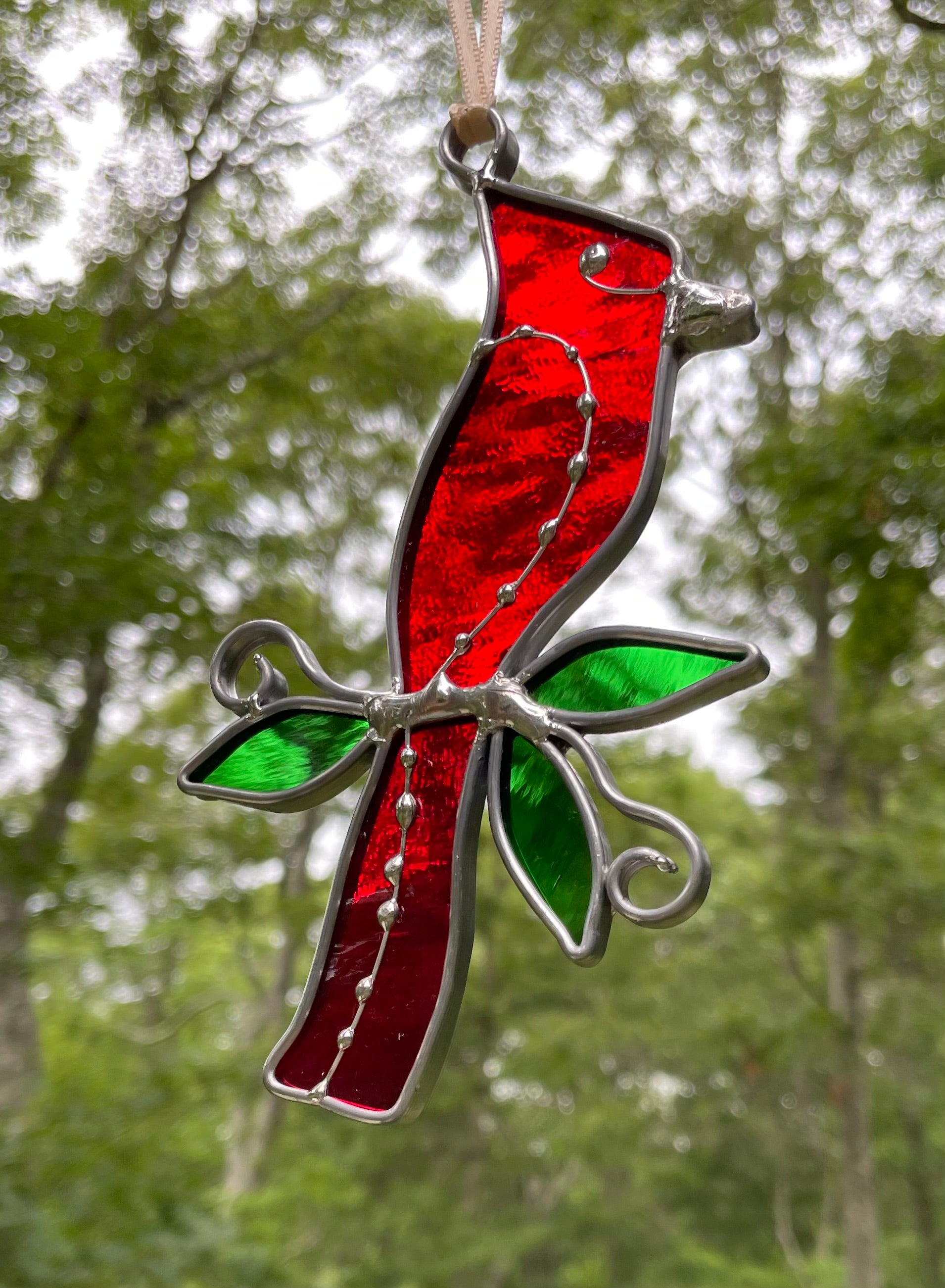 Believe - Cardinal – Suncatcher Heaven Glass Art