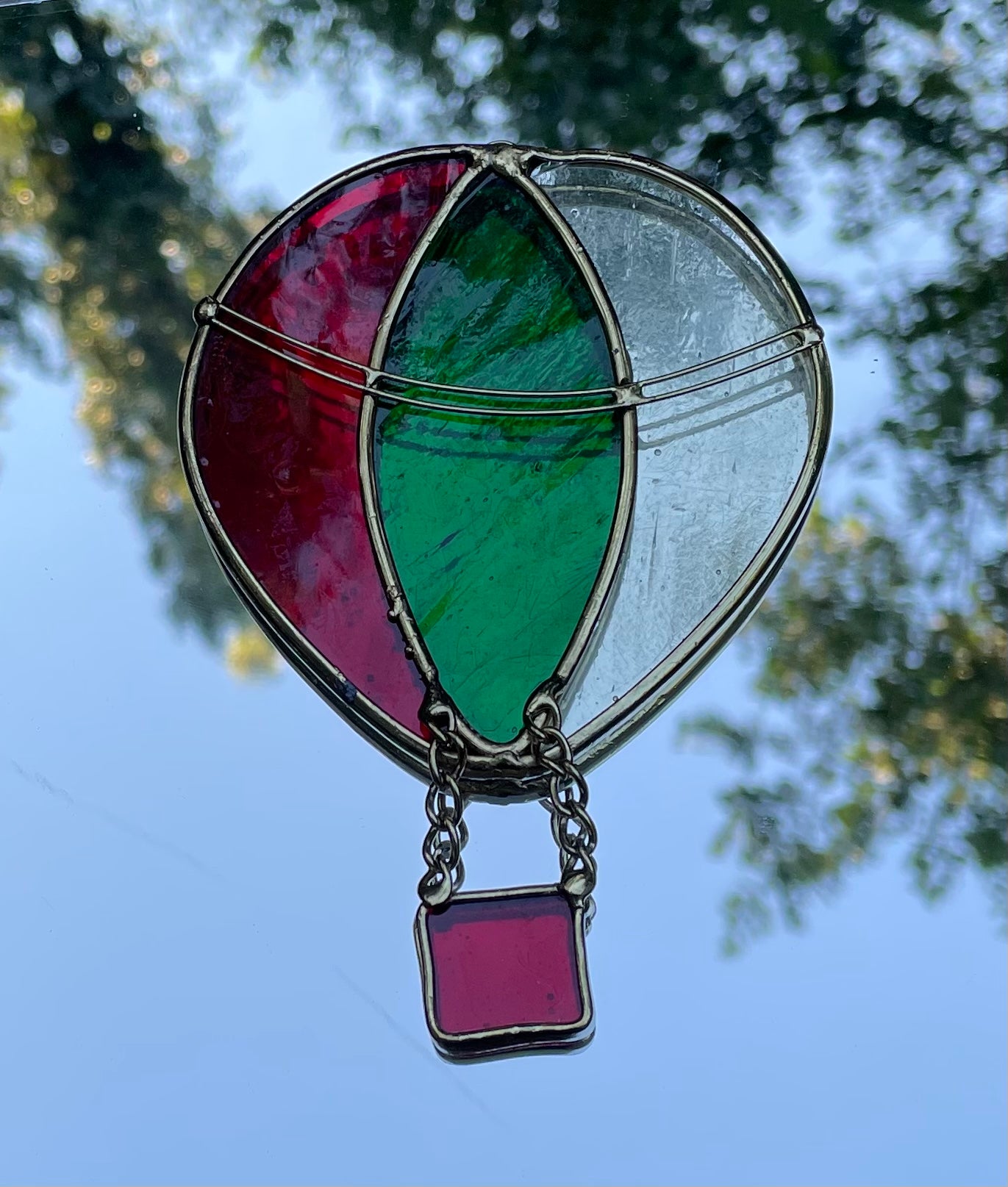 The Sky's the Limit - Hot Air Balloon – Suncatcher Heaven Glass Art
